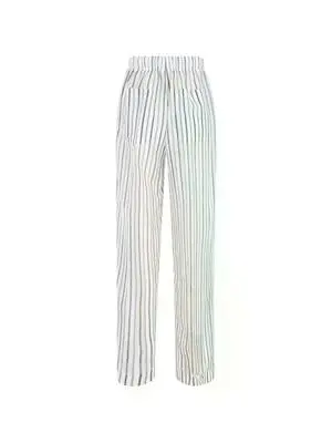 SEMICOUTURE Lidia Striped Trousers