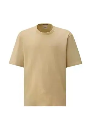 C.P. COMPANY Short-sleeve Crew Neck T-shirt - Neutrals