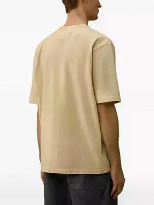C.P. COMPANY Short-sleeve Crew Neck T-shirt - Neutrals