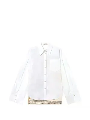 Blumarine Printed Shirt - White