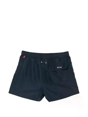 Kiton Logo-patch Swim Shorts