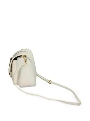 Just Cavalli Satchel With Snake Buckle - White