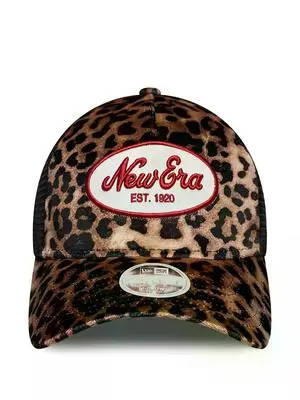 New Era Leopard-print Trucker Cap - Neutrals