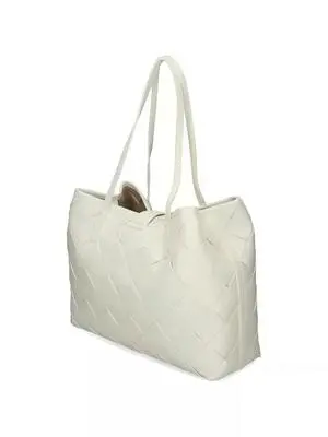 Just Cavalli Woven Emblem Tote