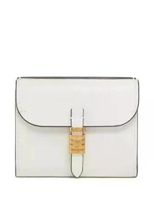 Pinko Ring-detail Wallet - White