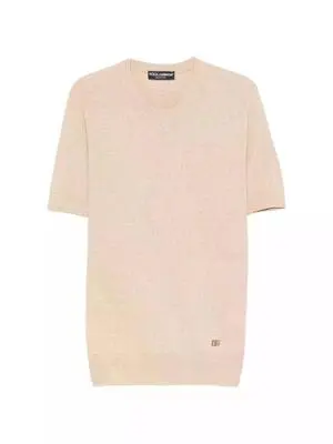 Dolce & Gabbana Linen Blend Sweater - Neutrals