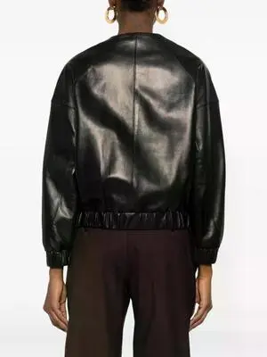 Kiton Leather Jacket