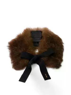 Prada Shearling Collar - Brown