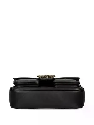 Just Cavalli Snake Buckle Satchel - Black