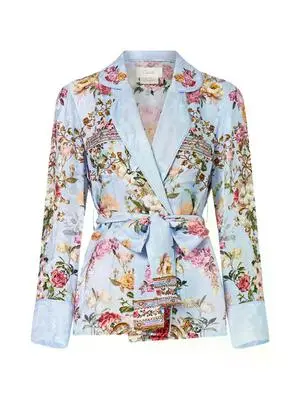 Camilla Tiled In Time Belted Jacket