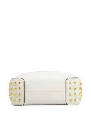 TOD'S Mini Shoulder Bag With Studs - White