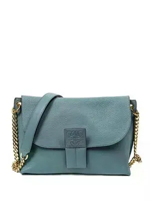 Loewe Avenue Embossed Chain Shoulder Bag