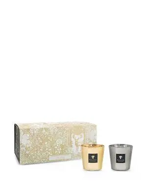 BAOBAB COLLECTION Aurum And Platinum Candles Set - Gold