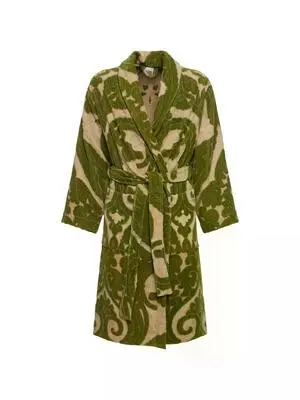 Etro Paisley-pattern Robes - Green