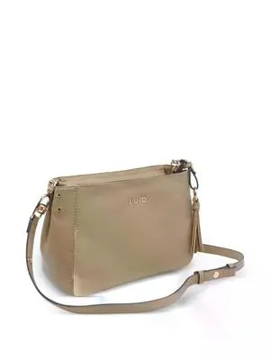 Liu Jo Logo-plaque Tassel Shoulder Bag - Neutrals