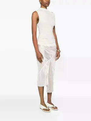 Rick Owens Asymmetric-neck Midi Dress