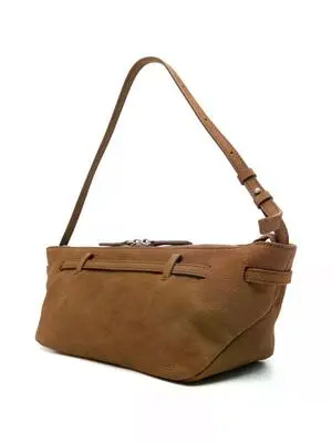 MARGESHERWOOD Buckle Shoulder Bag - Brown