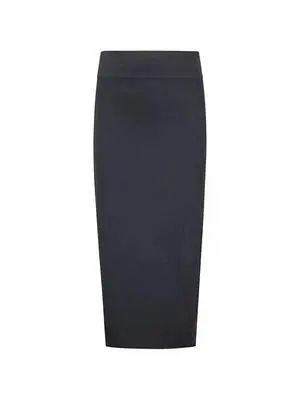 Labo.art Elasticated-waistband Midi Skirt - Grey