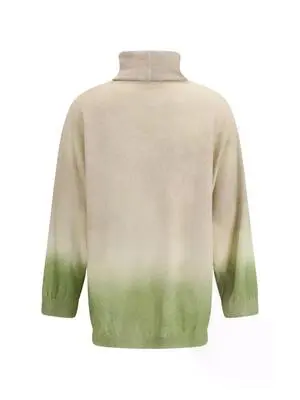 VERYBUSY Gradient Cashmere Turtleneck Sweater
