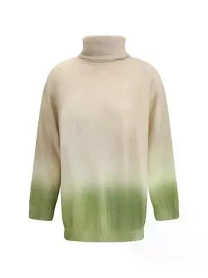 VERYBUSY Gradient Cashmere Turtleneck Sweater