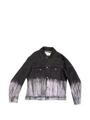 FENG CHEN WANG Distressed Tie-dye Denim Jacket