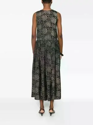UMA WANG Floral-print Midi Dress