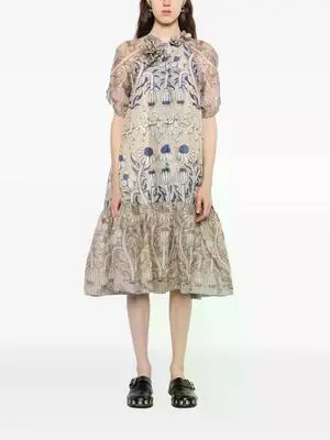Biyan Floral Print Dress
