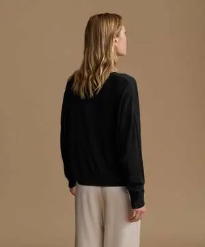 Jenni Kayne Dree V-neck Sweater - Black