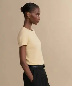 Jenni Kayne Slim Tee - Yellow