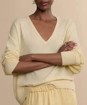 Jenni Kayne Dree V-neck Sweater - Yellow