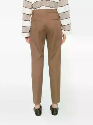 Brunello Cucinelli Twill Trousers - Brown