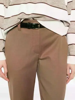 Brunello Cucinelli Twill Trousers - Brown