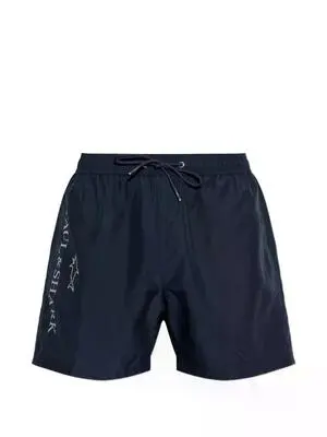 Paul & Shark Logo Swim Shorts - Blue