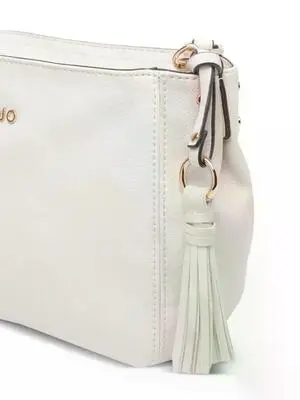 Liu Jo Logo-plaque Tassel Shoulder Bag - White