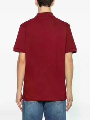 BOSS Buttoned Patch Polo Shirt - Red