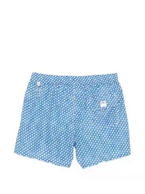 Fedeli Floral Swim Shorts - Blue