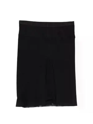 Rick Owens Ribbed-panel Mini Skirt