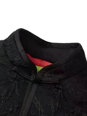 Shanghai Tang Wool-blend Textured Jacket