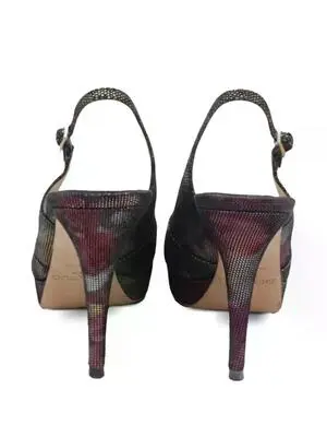 JIMMY CHOO Peep-toe Slingback Pumps