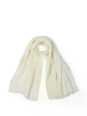 Peserico Sequin Fringed Scarf - Neutrals