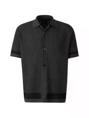 Brioni Knit Short-sleeve Shirt