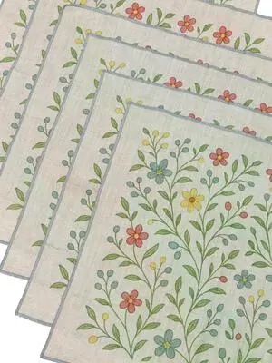 BAMBAH Botanical Napkins - Neutrals