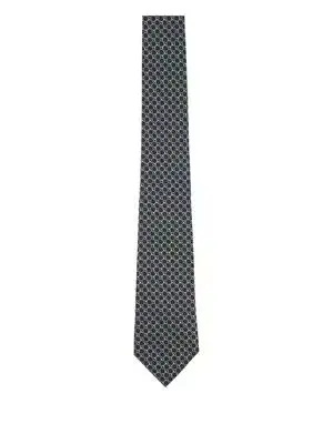Gucci Horsebit-detail Neck Tie - Grey