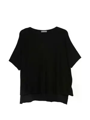PHILO-SOFIE Asymmetric Shirt - Black
