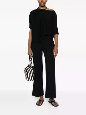 PHILO-SOFIE Asymmetric Shirt - Black