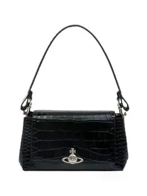 VIVIENNE WESTWOOD Medium Hazel Shoulder Bag - Black