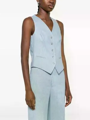 Tagliatore Button-up V-neck Waistcoat