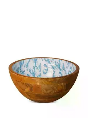 CHEHOMA Lobster-print Bowl - Brown