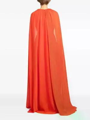 GEMY MAALOUF Cape-like Sleeves Maxi Kaftan