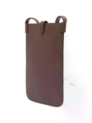 Kiton Leather Cross Body Bag - Brown